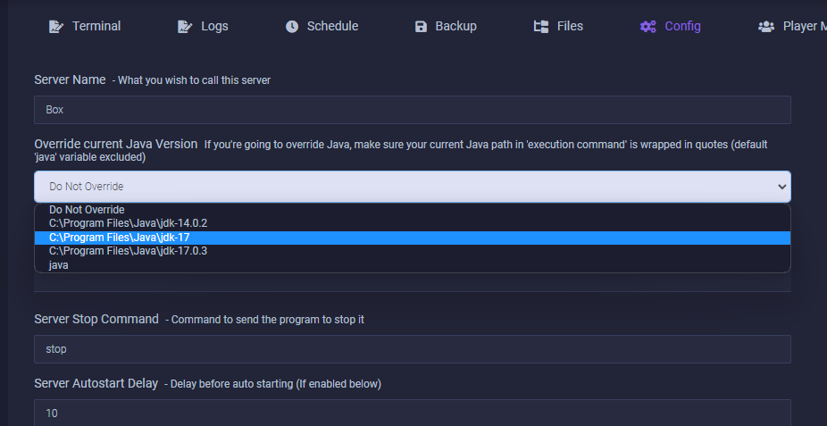 Crafty Controller | Getting Started
